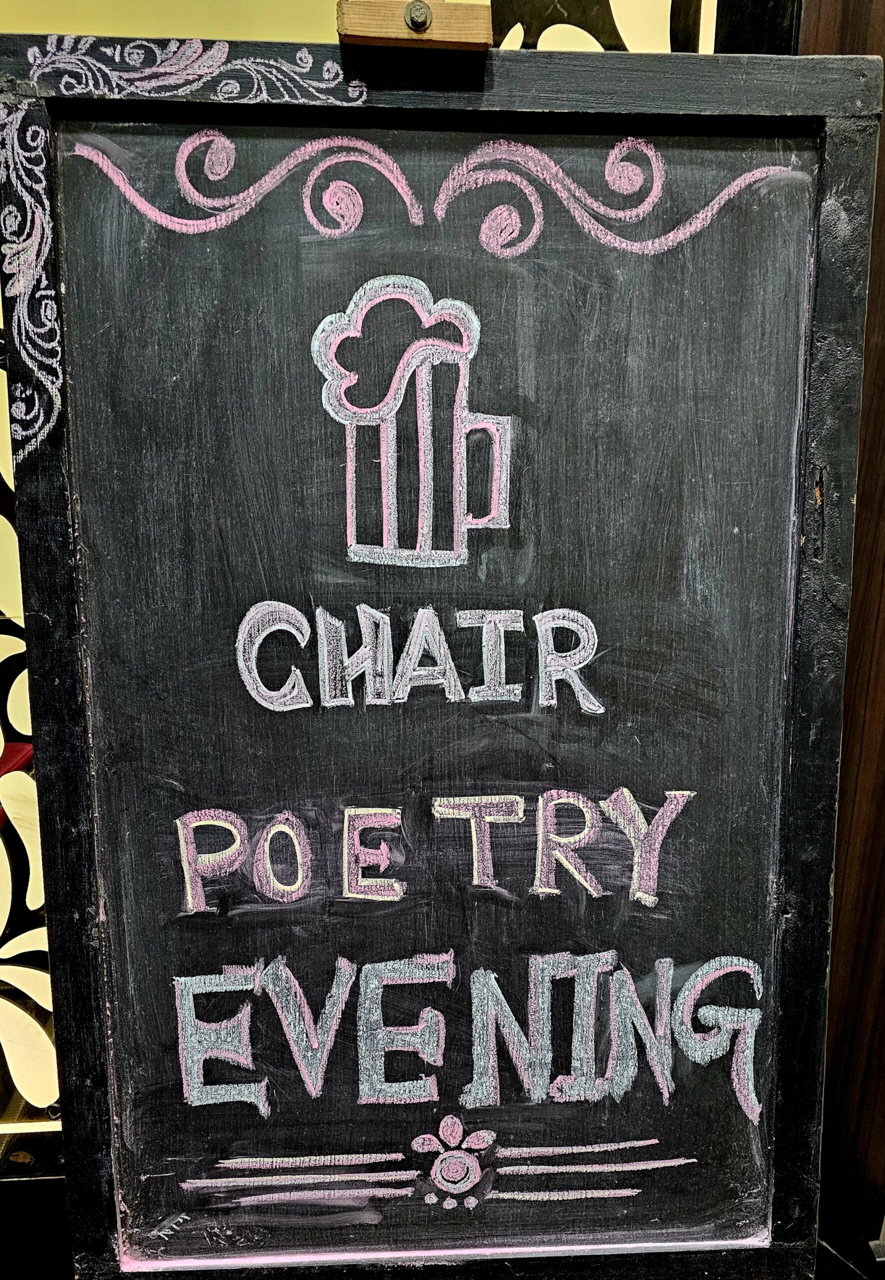 The Chair Poetry Evenings (Kathy- Kolkata-23) - ZIN